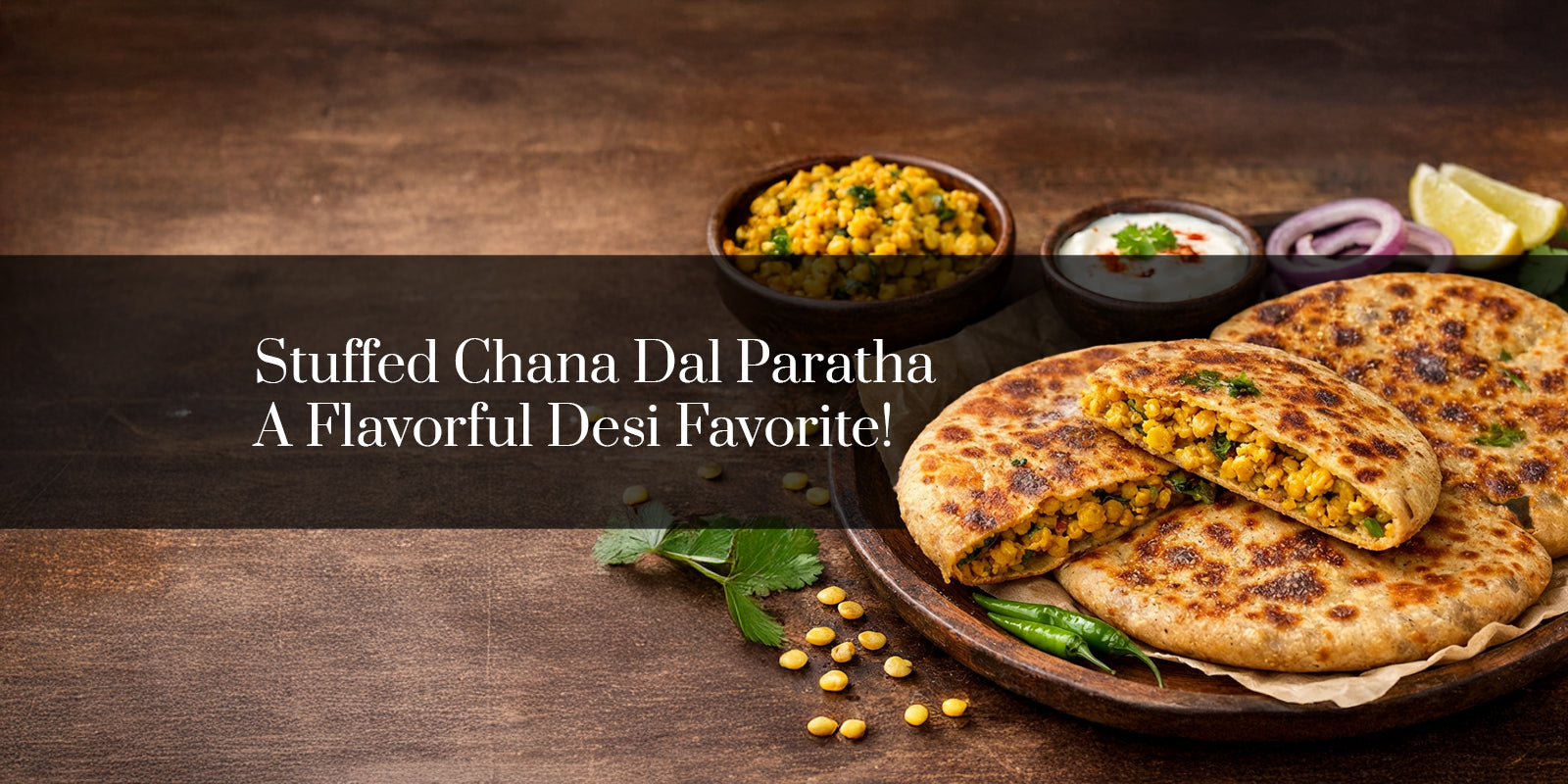 Stuffed Chana Dal Paratha - A Flavorful Desi Favorite! – Shiva Organic