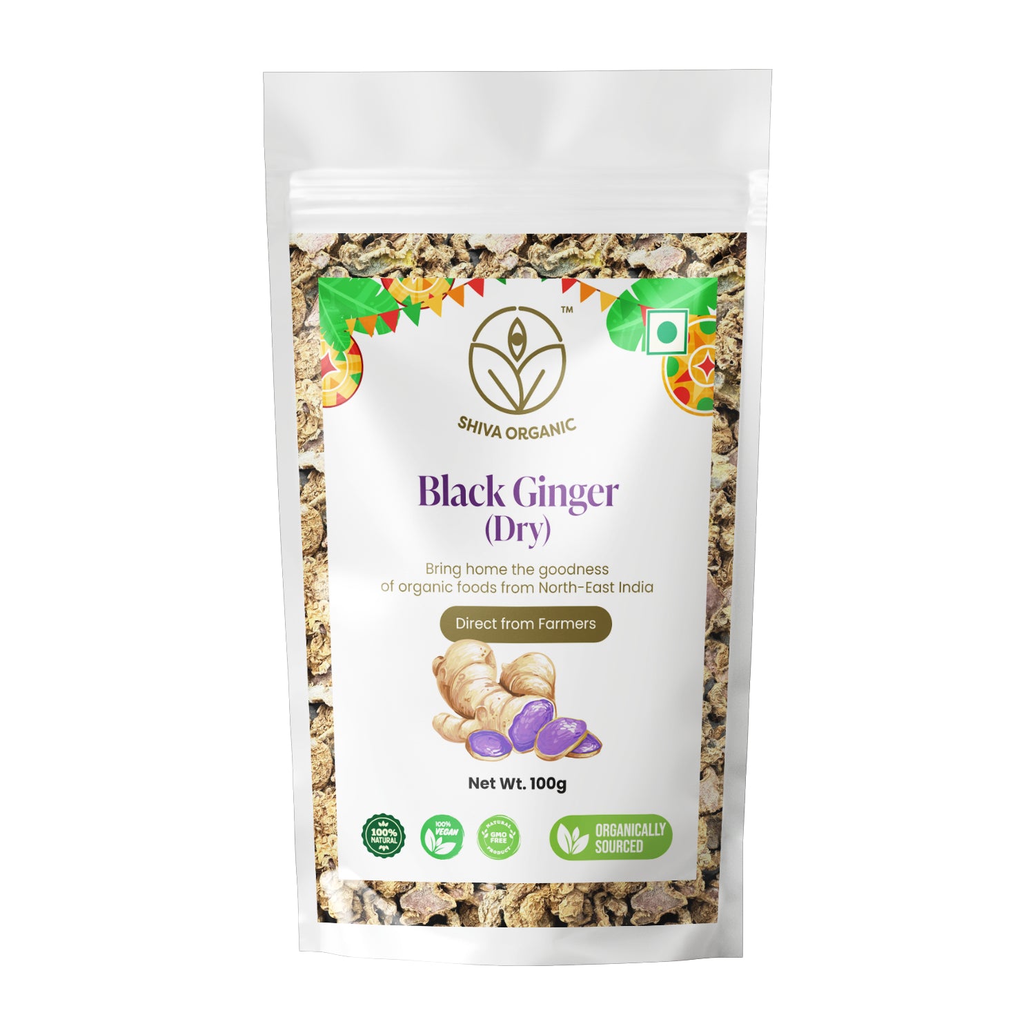 Premium Black Ginger Dry | Shiva Organic