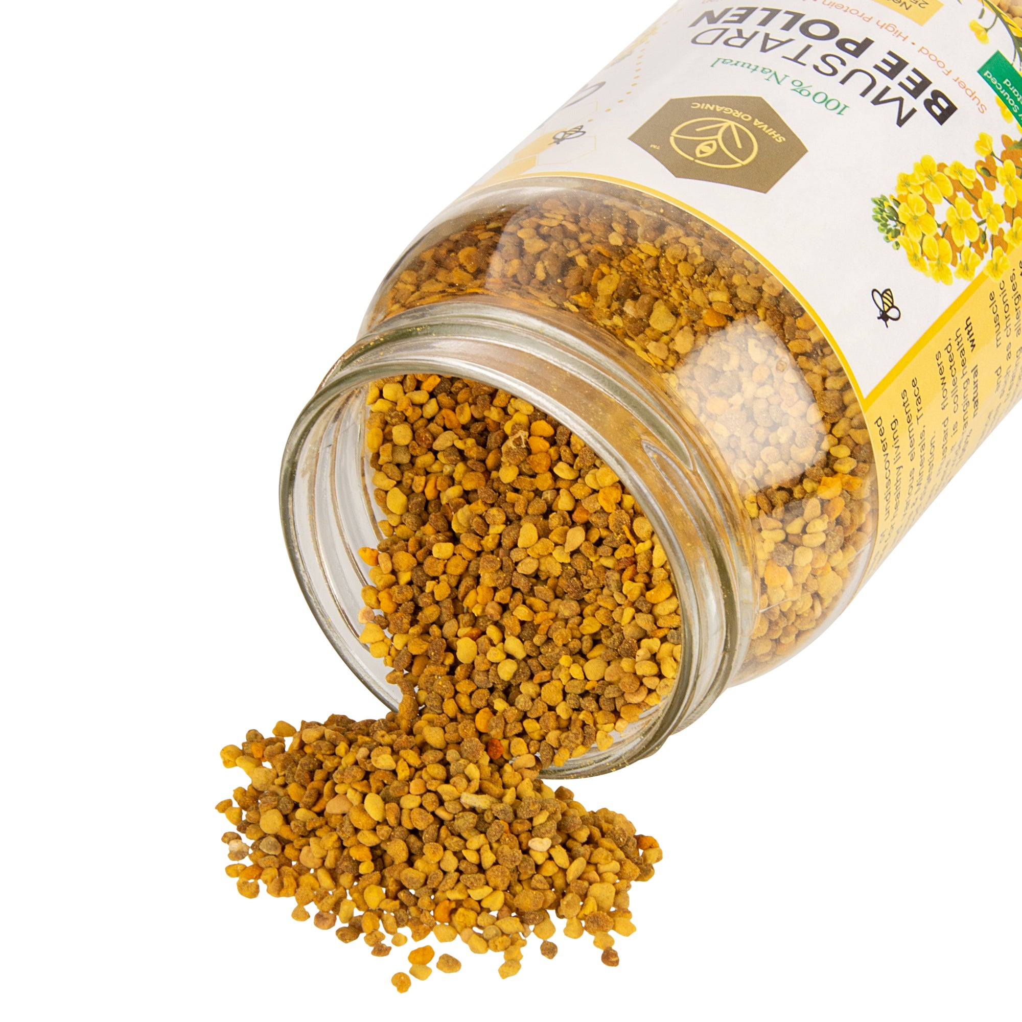 Mustard Bee Pollen | Natural Superfood | Shiva Organic