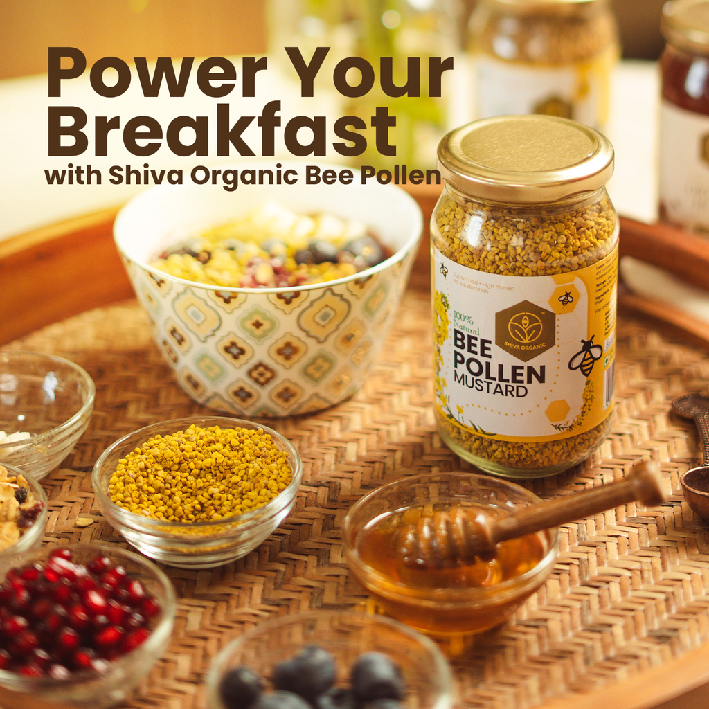 Mustard Bee Pollen | Natural Superfood | Shiva Organic