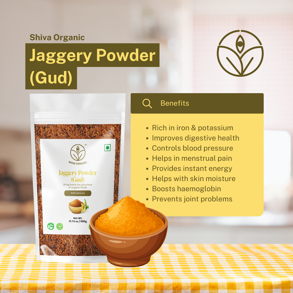 Organic Food Grains | Shiva Organic – Tagged "Jaggery"