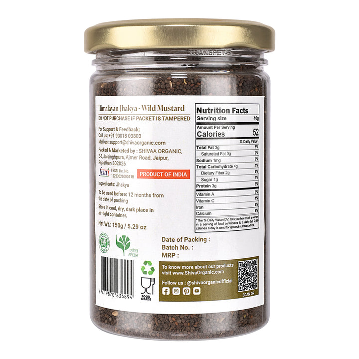 Himalayan Jakhiya | Wild Mustard | Shiva Organic