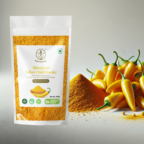 Himalayan Yellow Chilli Powder - Organic | Shiva Organic